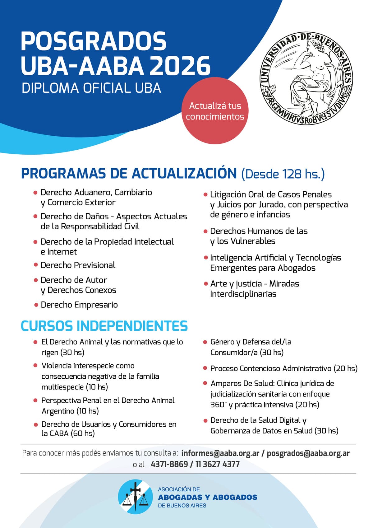 Posgrados UBA – AABA 2026 – Asociación de Abogadas y Abogados de Buenos ...